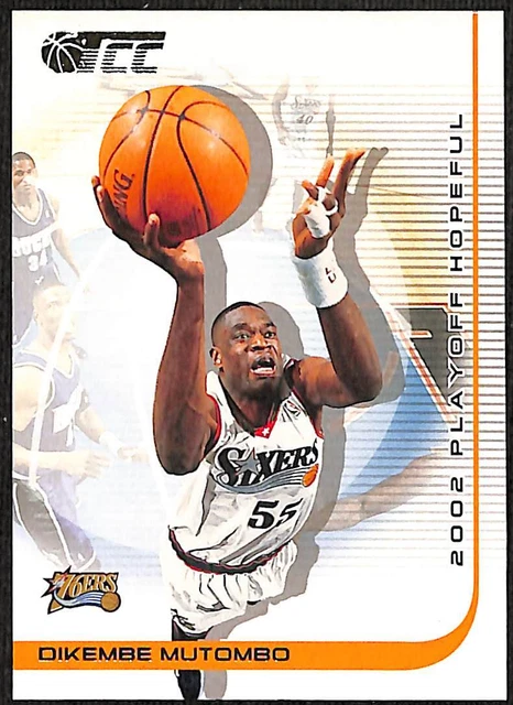 2001 TOPPS TCC Dikembe Mutombo #55 Philadelphia 76ers EUR 1,92 ...