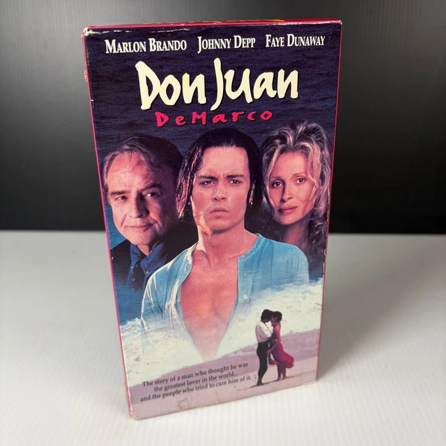 DON JUAN DEMARCO VHS 1995 Romantic Comedy Original Release New Line £2. ...
