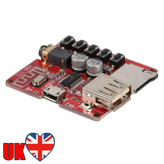 BLUETOOTH AUDIO RECEIVER WAV+APE+FLAC+MP3 Lossless Decoding USB TF Card ...