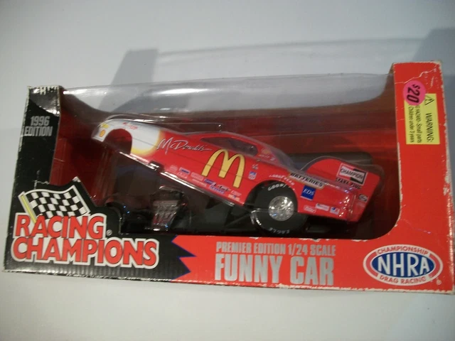 RACING CHAMPIONS NHRA McDONALDS FUNNY CAR Premier Edition 1:24 échelle ...