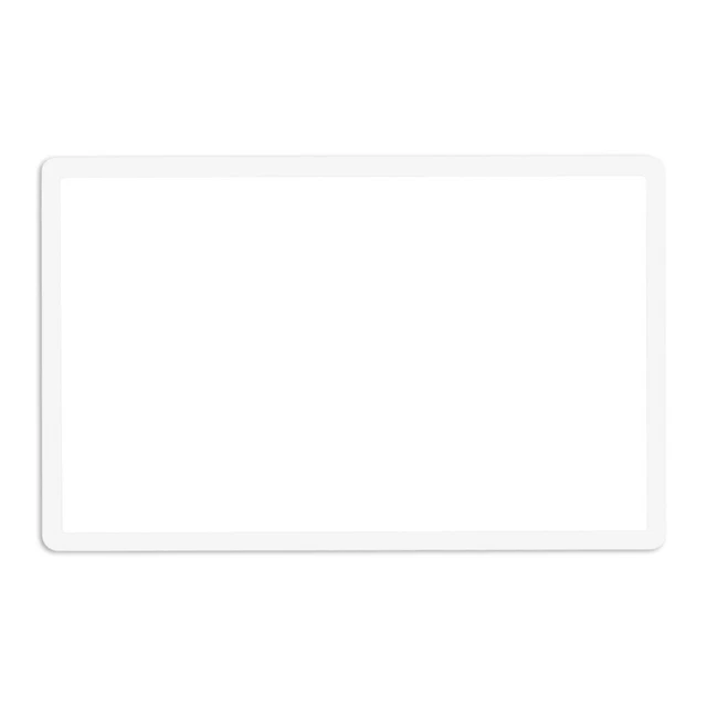 FOR NINTENDO 2DS (Flat) - White Plastic Upper Screen Outer Lens Frame ...