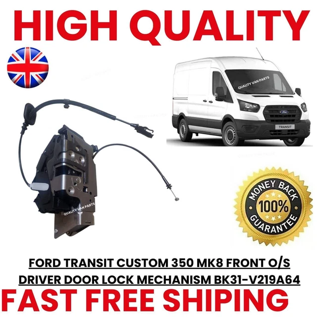 FORD TRANSIT CUSTOM 350 Mk8 Front O/S Driver Door Lock Mechanism Bk31 ...