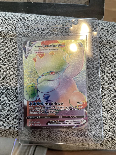 POKÉMON - VIVE Tension - Galarian Darmanitain VMAX - Arc-en-ciel Rare ...