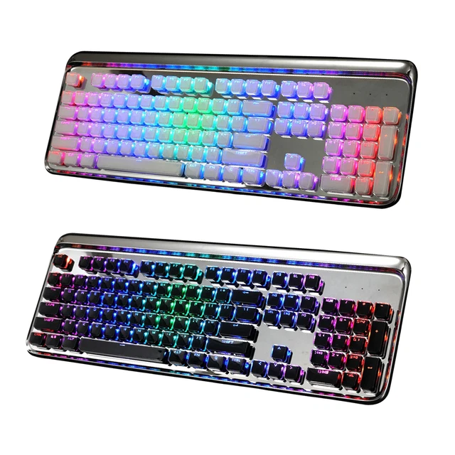 CRYSTAL PUDDING Keycap Set for Mechanical Keyboards Full 108 Key Set £ ...