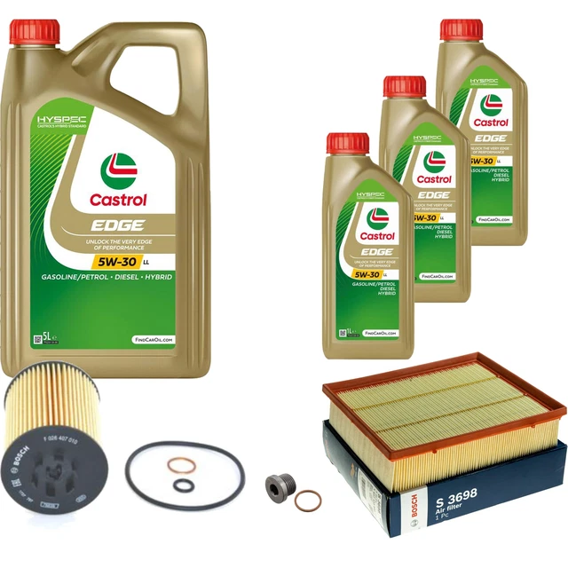 BOSCH INSPECTION SET 8 L castrol edge 5W-30 Ll pour BMW Série X5 EUR ...