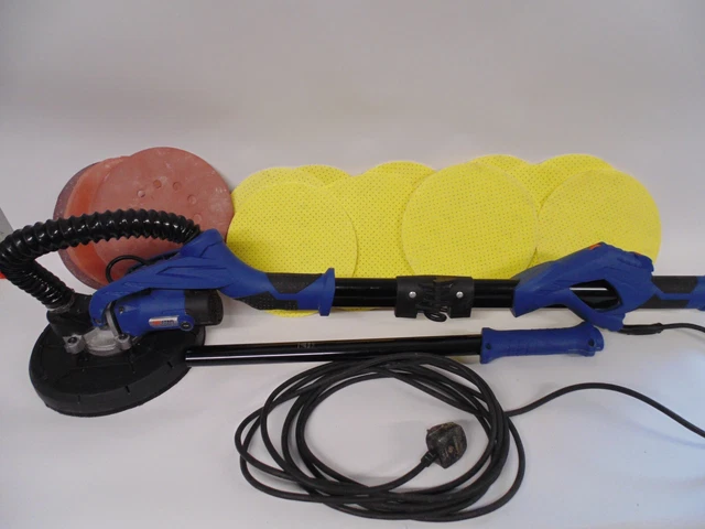DEXTER WALL SANDER 710W R7245B-RCT 220V with Sanding Pads £140.00 ...