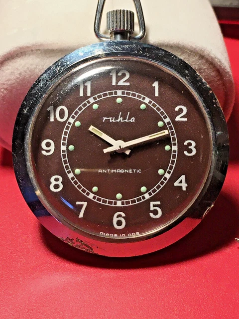 UMF RUHLA KAL. 24 läuft, Made in GDR, Taschenuhr - Vintage EUR 35,00 ...