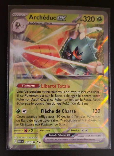 CARTE POKÉMON ARCHÉDUC Ex 015/197 Foil EUR 1,00 - PicClick FR