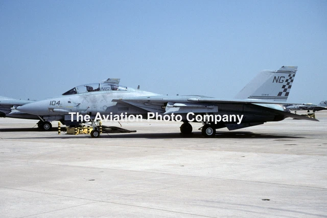US NAVY VF-211 Grumman F-14A Tomcat 162598/NG-101 (1997) Photograph £1. ...