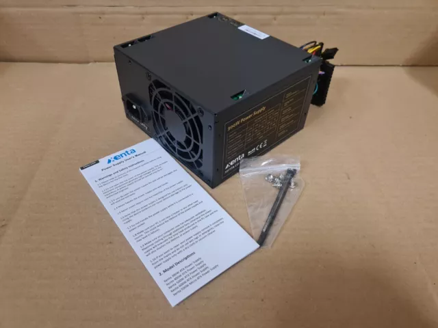PC ATX POWER Supply - 300 - 400 - 500 Watt - 20+4 Pin PSU - NO 6 PIN ...