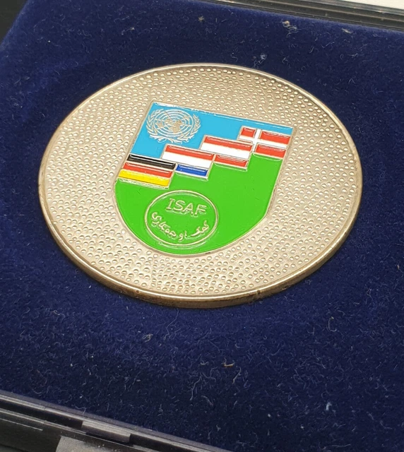 BUNDESWEHR NATO COIN Orden ISAF Commander´s Coin Kommandeur RAR EUR 75 ...