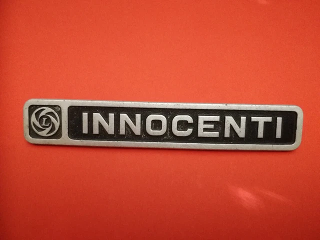 INNOCENTI - LEYLAND Fregio Scritta Originale Badge Logo Alluminio EUR ...