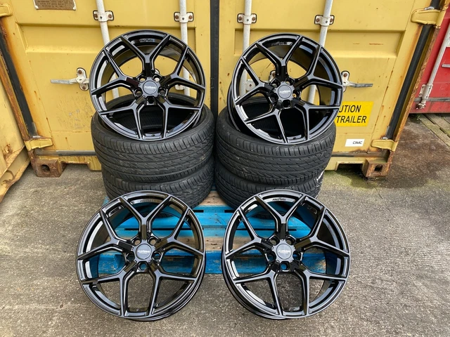 NEW 2021 GENUINE Aluwerks Xt2 Concave Vw T6 Sportline Black Wheels 20 ...