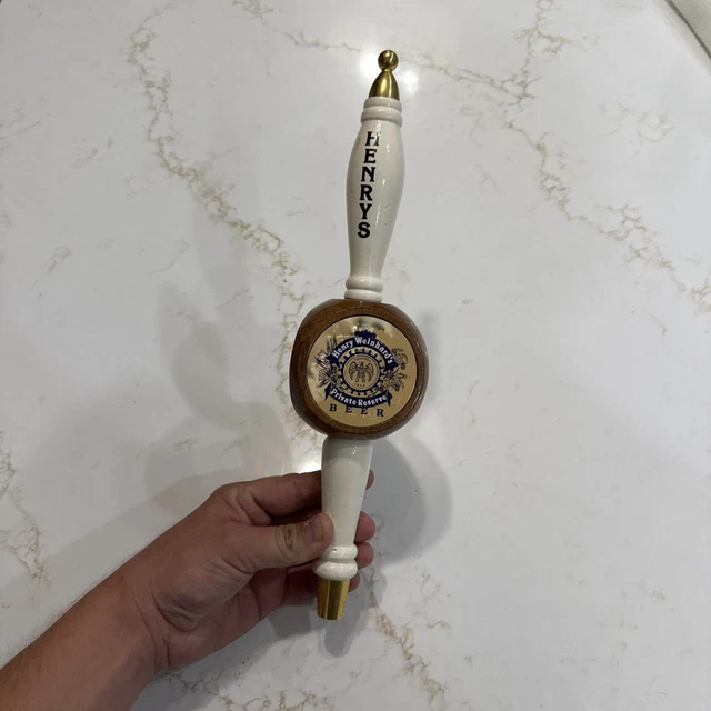 RARE HENRY WEINHARD'S Private Reserve Beer Tap Handle 13.5" Wood ...