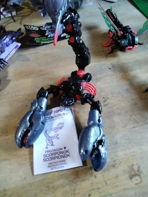 TRANSFORMERS BEAST WARS Biocombat Predacon Scorpionok £25.00 - PicClick UK
