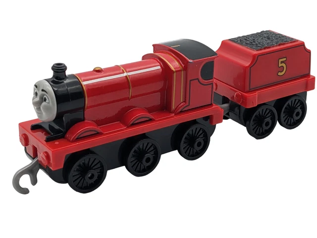 THOMAS THE TRAIN And Friends Trackmaster Push Along James Red Metal ...