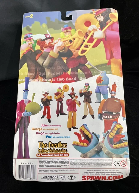 BEATLES GEORGE HARRISON With Snapping Turk Yellow Submarine Mcfarlane ...