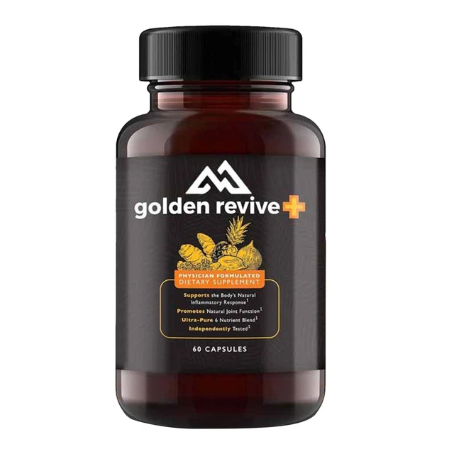 GOLDEN REVIVE + Joint Support Supplement Featuring Turmeric with Black ...