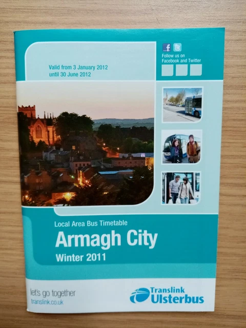 ARMAGH CITY TRANSLINK Ulsterbus Northern Ireland Bus Timetable - Winter ...