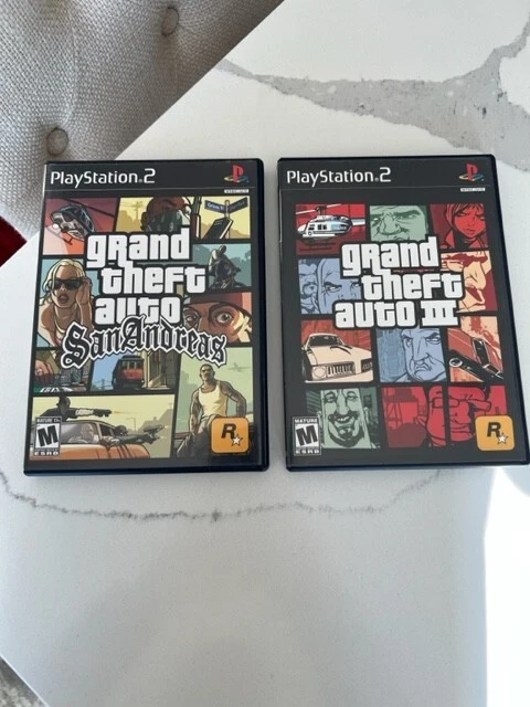 GRAND THEFT AUTO : San Andreas & Grand Theft Auto 3 - Sony PlayStation ...