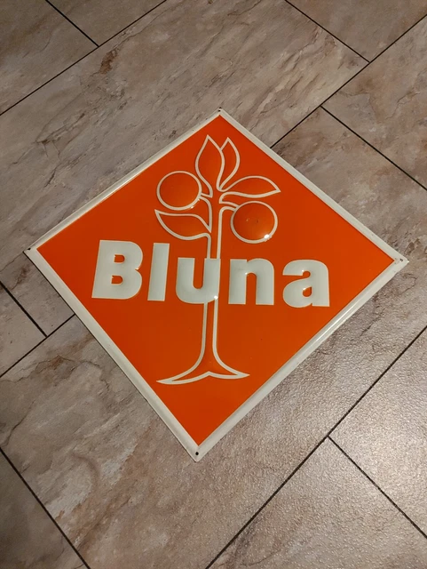 BLUNA BLECHSCHILD, REKLAME, Tafel, Werbung, Limonade EUR 149,00 ...