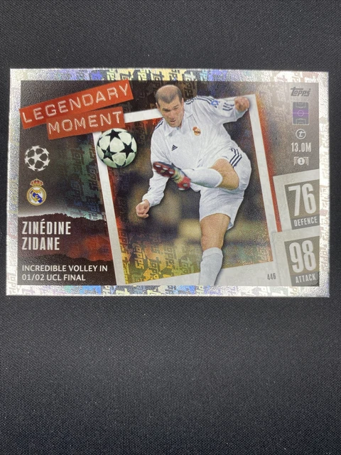 ZINEDINE ZIDANE - 2023/2024 Match Attax UCL #446 Legendary Moment - Real Madrid EUR 1,00 ...