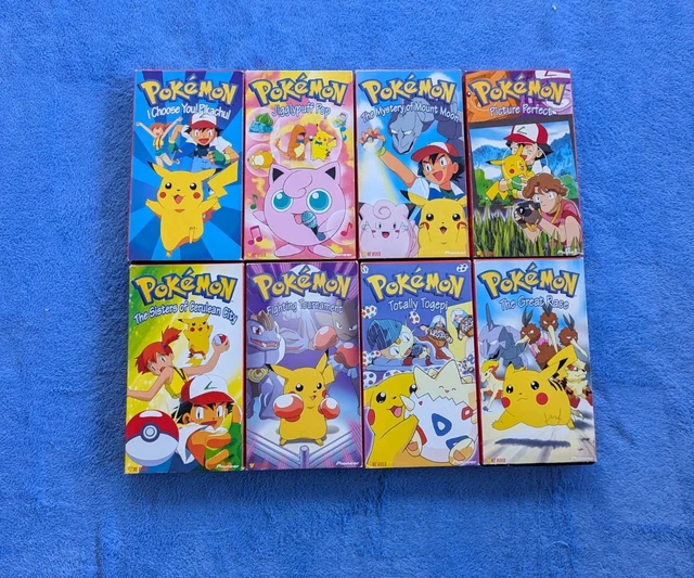 POKEMON 8 VHS Tape Lot 1998 Anime Cartoon Ash Pikachu £37.26 - PicClick UK