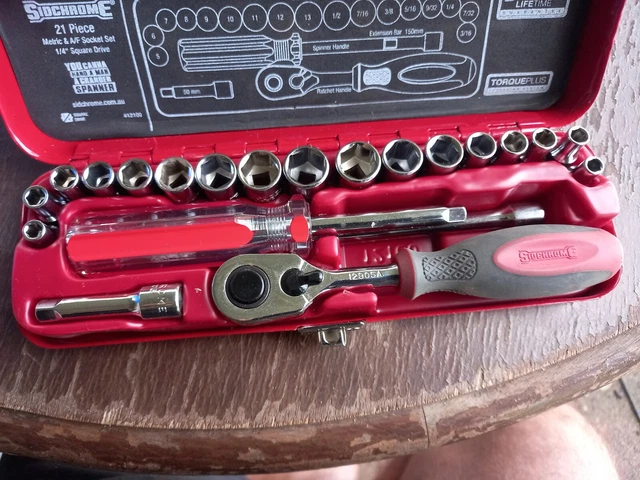 SIDCHROME SOCKET SET Metric And A/F Socket Set $40.00 - PicClick AU