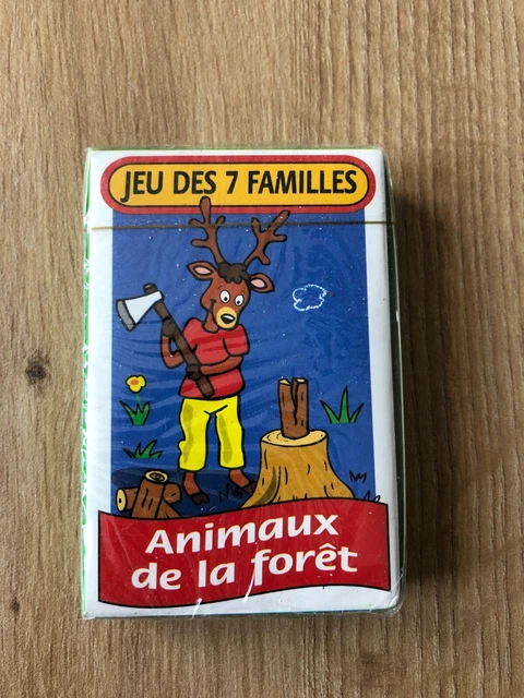 JEU DE CARTES 7 Familles "Animaux De La Foret " Neuf Sous Blister EUR 4 ...