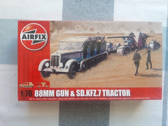 AIRFIX 1:76 88MM Gun & Sd.Kfz. 7 Tractor EUR 13,75 - PicClick FR