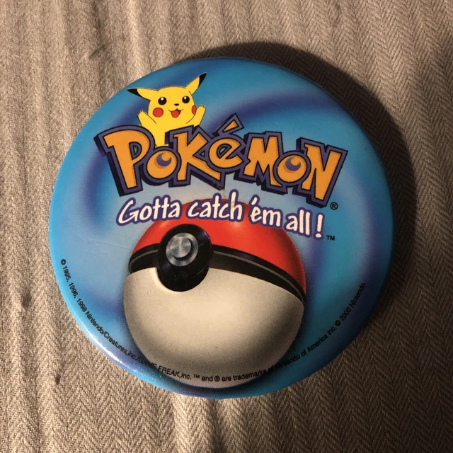 Pokemon Gotta Catch Em All Pikachu Pokeball 2000 Store Promo Badge