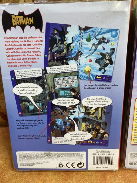 LEAP FROG LEAPPAD 1st 2nd Grade Reading Shrek / Batman Storybook ...