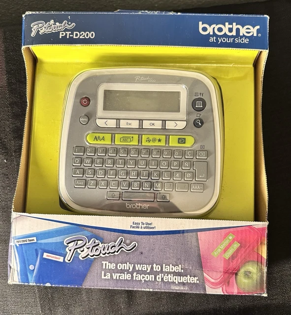 BROTHER MODEL PT-D200BT P-touch Electronic Labeling System Organizer ...