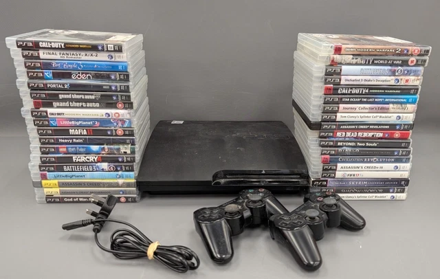 SONY PLAYSTATION 3 PS3 Game Console Bundle Inc 36x Games & 2x ...