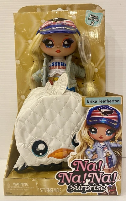 NA! NA! NA! Surprise Erika Featherton Glam Series 2 Fashion Doll+ Pom ...