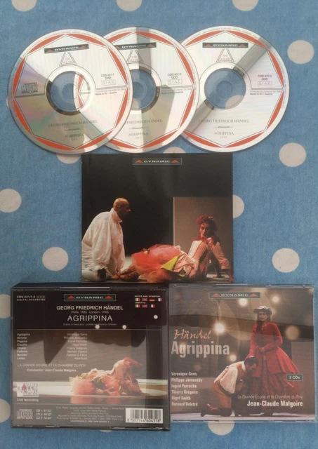 🌟AGRIPPINA🌟3XCD SET🌟HANDEL🌟MALGOIRE🌟OPERA🌟CLASSICAL🌟UK🇬🇧SELLER🌟 £24.95 ...