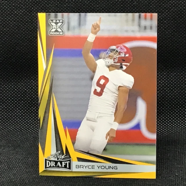 BRYCE YOUNG 2023 Leaf Draft YELLOW / GOLD RC #B2-7 ALABAMA $4.98 - PicClick
