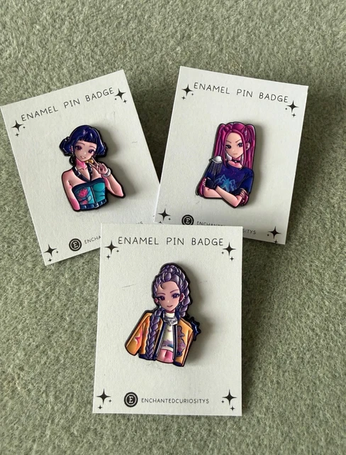 K POP DEMON Hunters Huntrix pin badges £3.99 - PicClick UK