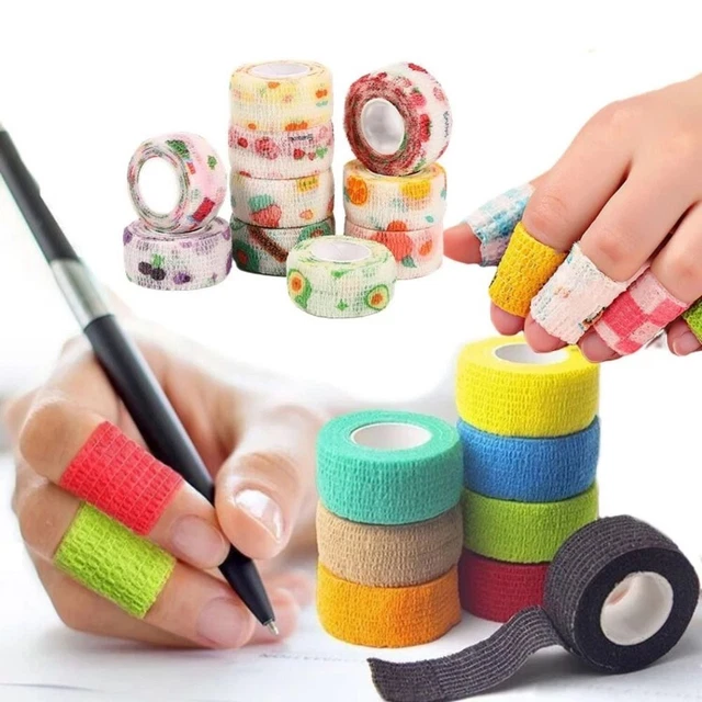 ELASTIC FINGER PROTECTION Tape Self-adhesive Cute Finger Tape Sports £6 ...