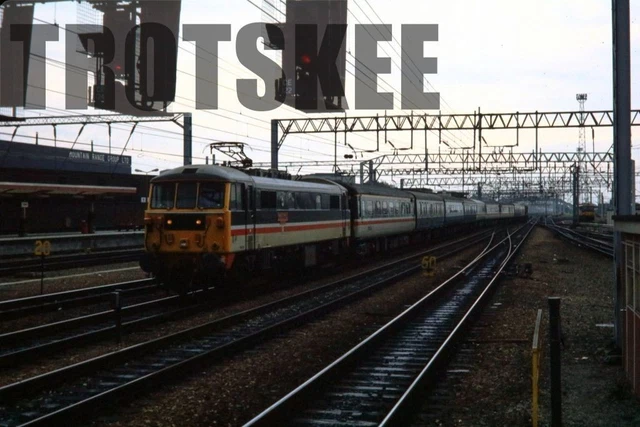35MM SLIDE BR British Railways Electric Loco Class 86 86414 Crewe 1988 ...