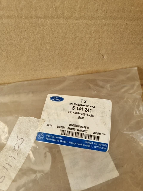 GENUINE FORD RANGER T6 MK1 Rear Axle Drive Shaft Boot | 5141241 AB39 ...