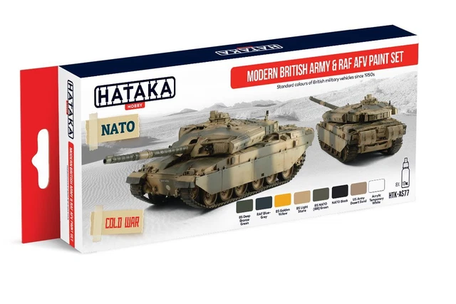 MODERN BRITISH ARMY & RAF AFV paint set Hataka AS77 EUR 32,15 - PicClick FR