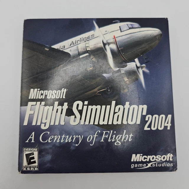 MICROSOFT FLIGHT SIMULATOR 2004 / A Century of Flight PC CD-ROM 4 Disc ...