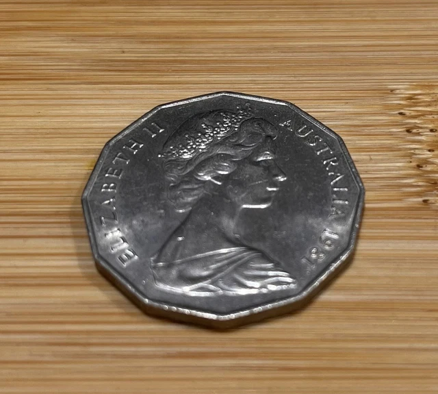 1981 FIFTY CENT 50c Coin Princess Diana and Prince Charles (Circulated ...