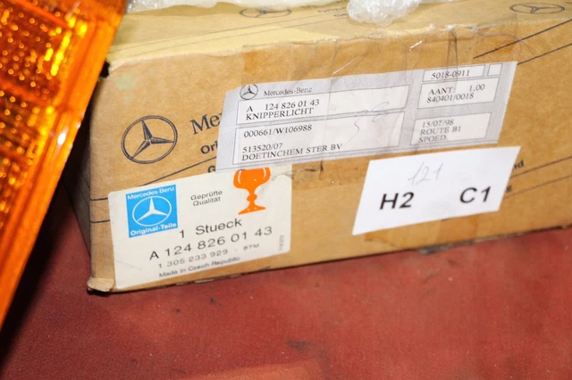 ORIGINAL MERCEDES BENZ W124 - Orange Indicator Right Bosch 1248260143 ...