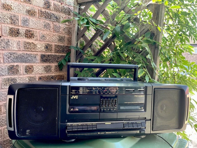 JVC PC-W150 VINTAGE 80s/90s Stereo Boombox with Radio, Cassette Tape £ ...