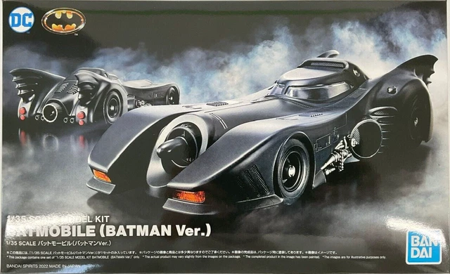 BATMAN 1989 BATMOBILE 1/35 Model Kit Montage Dc Comics Sideshow Bandai ...