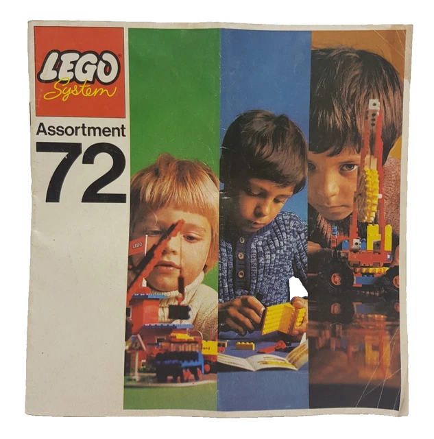 LEGO SYSTEM ASSORTMENT 72 Rare Vintage Booklet Catalogue 1972 £11.11 ...