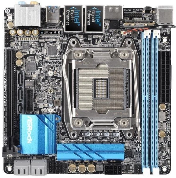 ASROCK X99E-ITX/AC MINI-ITX Intel X99 LGA2011-3 DDR4 SATA3 M.2 ...