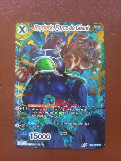 CARTE DRAGON BALL Super Card Game Bardock, le Guerrier éveillé BT3-110 UC Gold EUR 4,00 ...